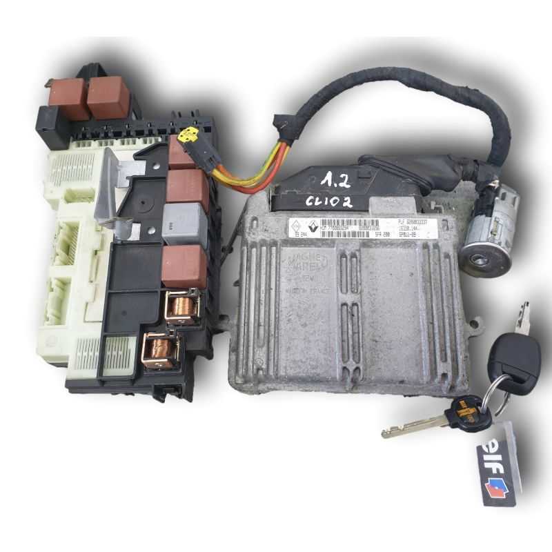 Kit set completo ECU / Centralita motor RENAULT Clio II 1.2 7700868294