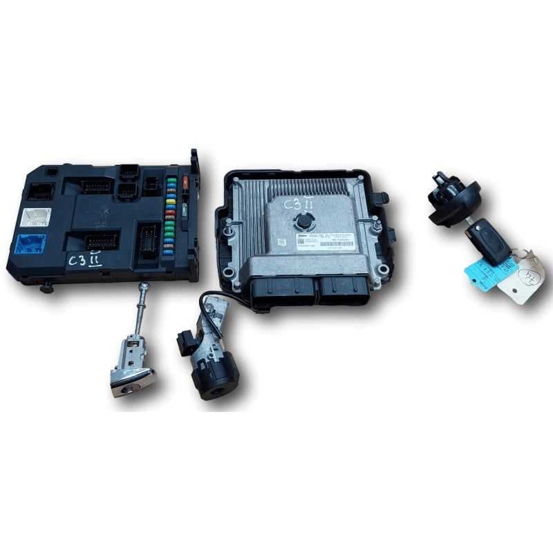 Kit set completo ECU Citroen C3 II 1.2 ref 9813043480