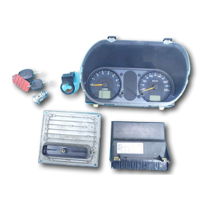Kit set completo ECU FORD FIESTA MK6 1.2 ref 2S6A-12A650-PD