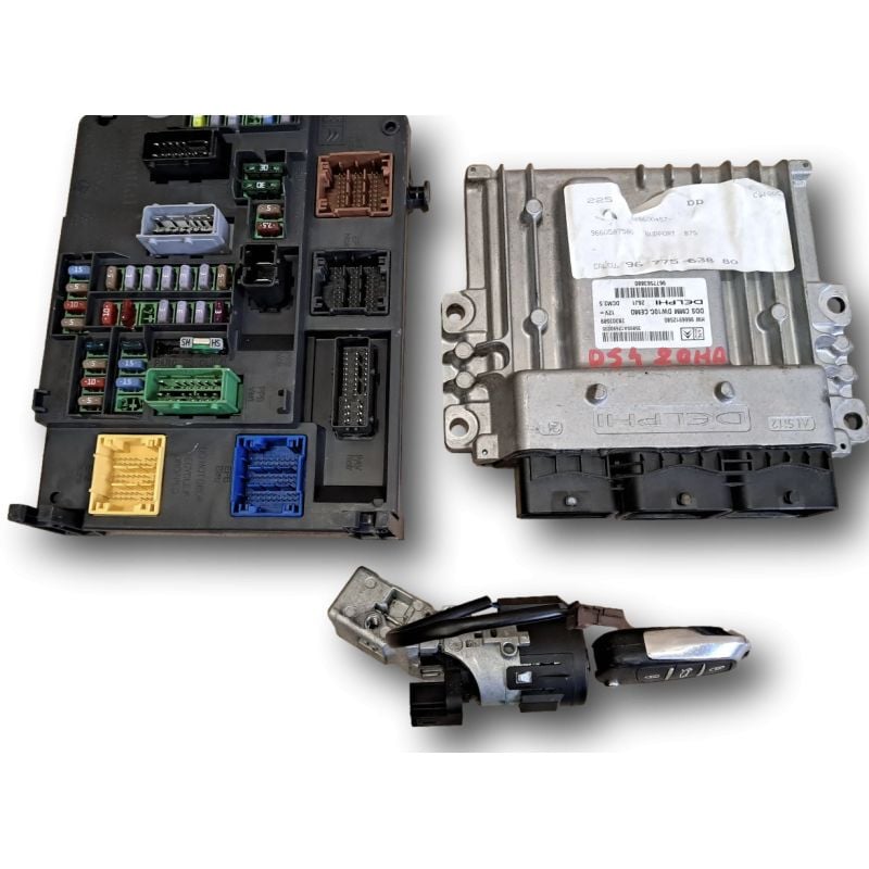 ECU Engine Complete Start Kit CITROEN DS4 / DS5 ref 9666912580, 9665547480