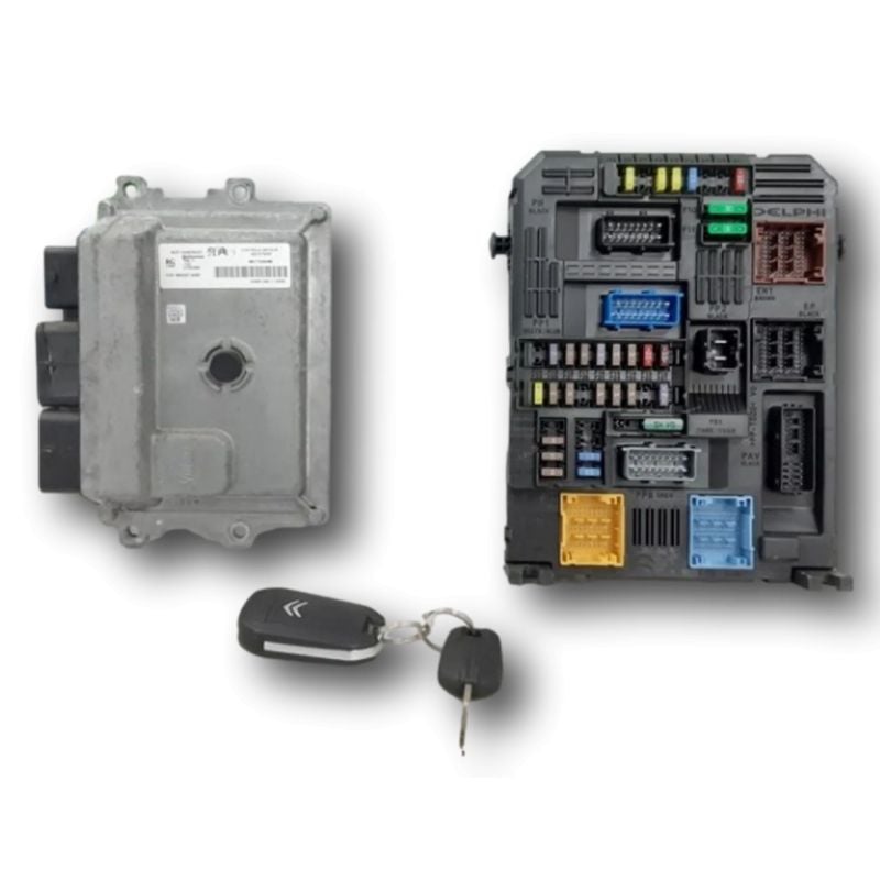 ECU Engine Complete Start Kit CITROEN C3 ref 1619374980, 9817335080