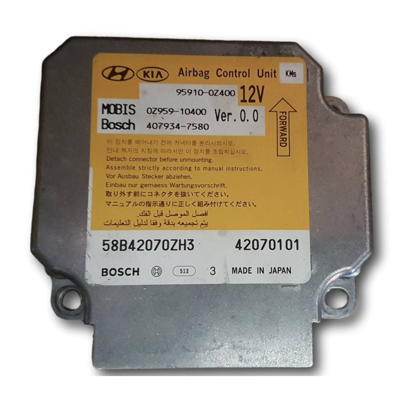 ECU AIRBAG MODULE KIA SPORTAGE 95910-0Z400 Bosch 407934-7580